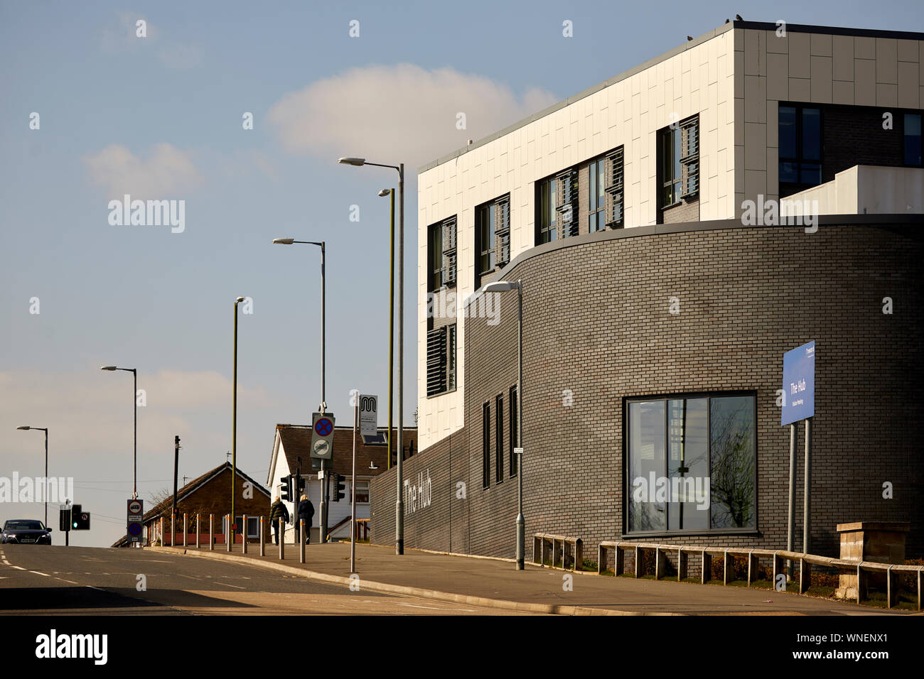 Hattersley Hub, Hyde, Tameside a modern community centre Stock Photo ...