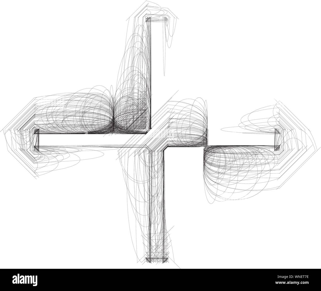 Hand drawing apps concept Cut Out Stock Images & Pictures - Alamy