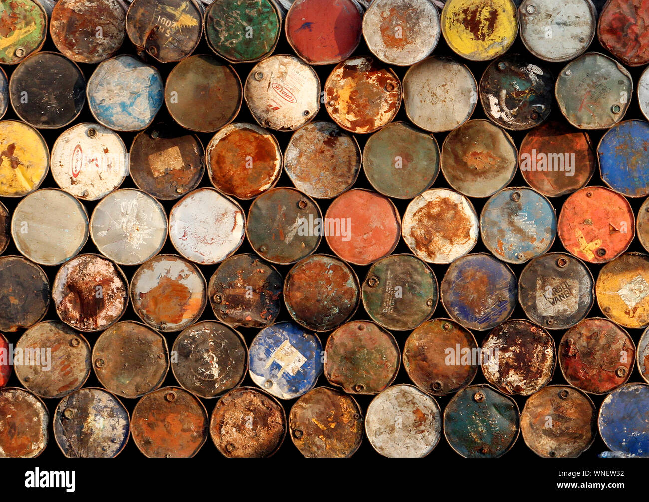 Large rusty skip or container hi-res stock photography and images - Alamy