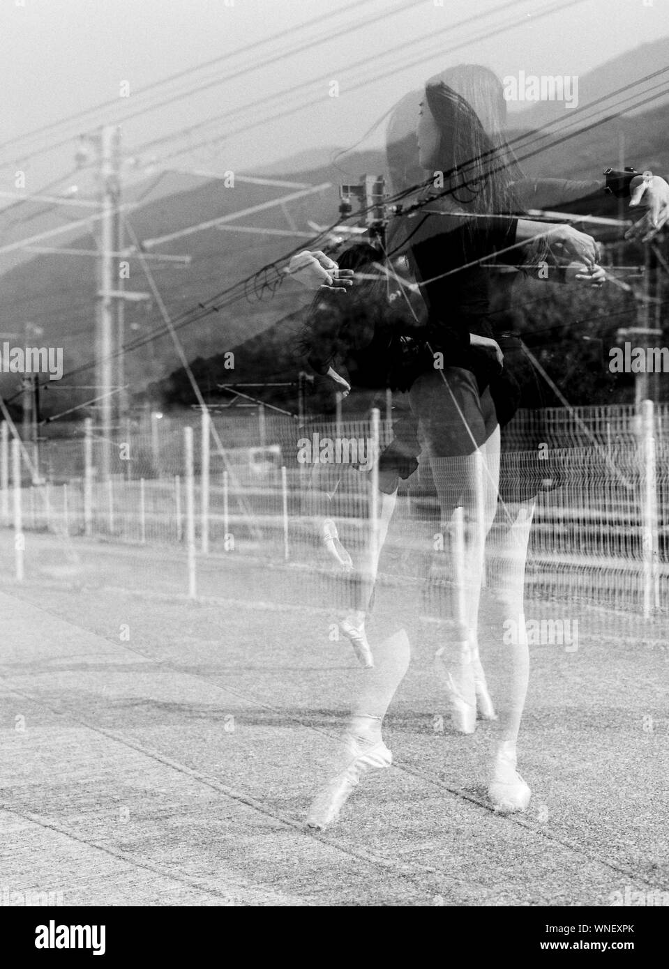 Multiple exposure dance hi-res stock photography and images - Alamy