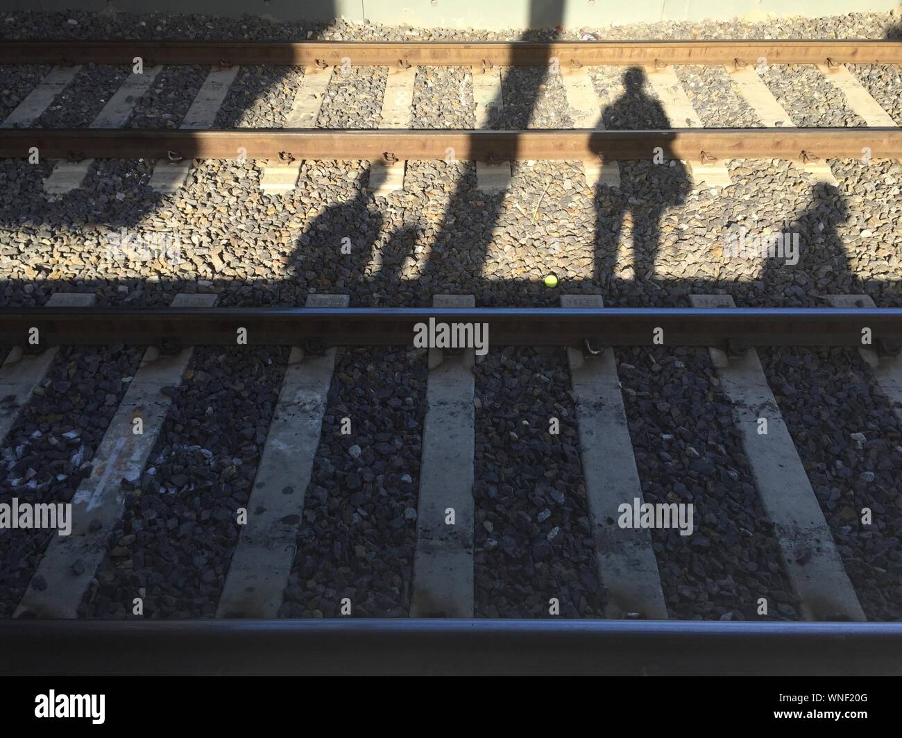 Gravel on train track hi-res stock photography and images - Alamy