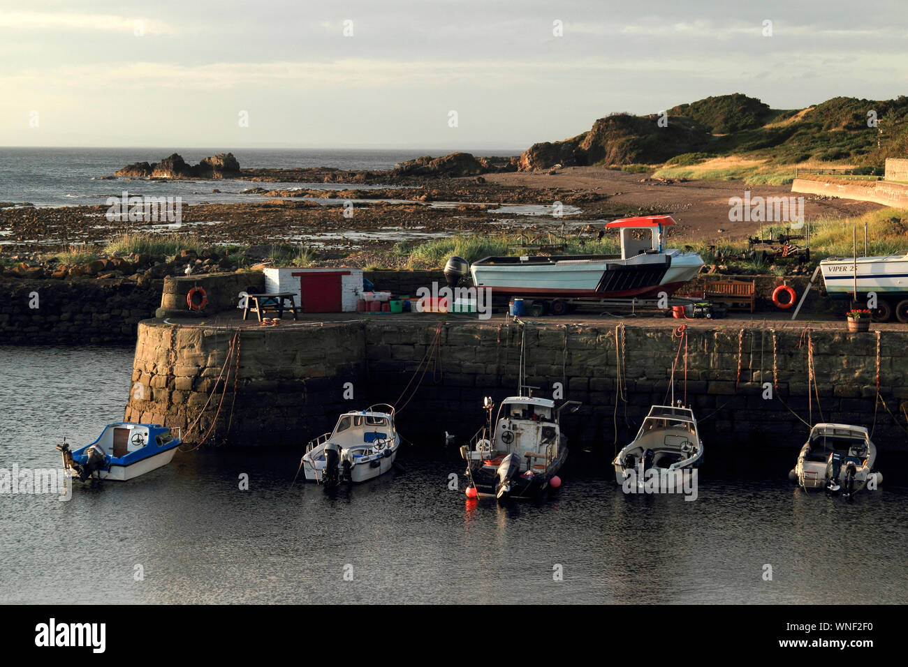 Harbor dunure hi-res stock photography and images - Alamy