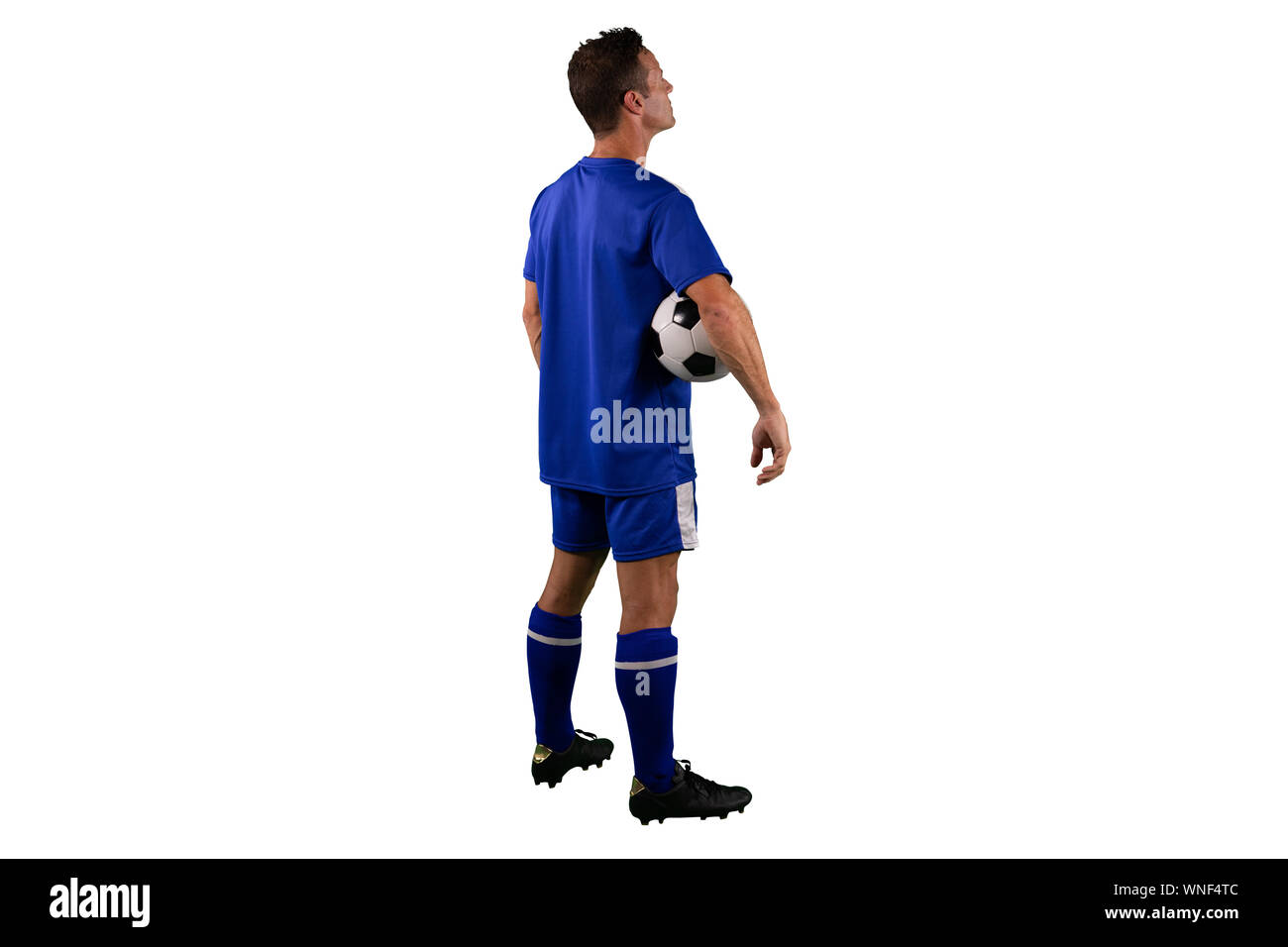 Focused Soccer Player Stock Photo - Alamy