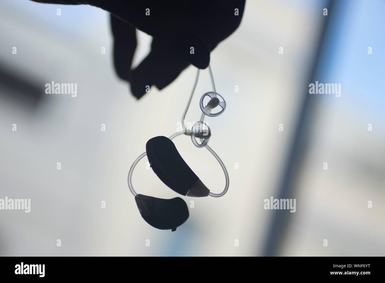 Digital modern technology for deaf people micro hearing aid Stock Photo ...