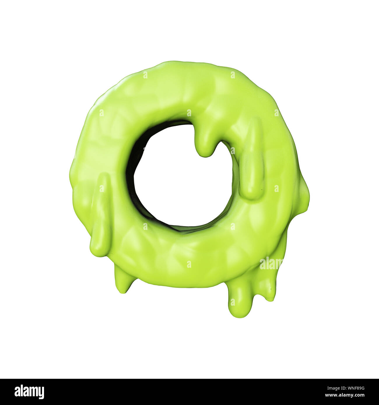 Letter o green slime hi-res stock photography and images - Alamy