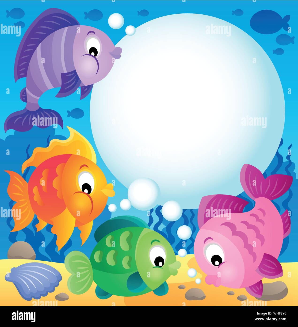 Fish topic image 1 Stock Vector Image & Art - Alamy