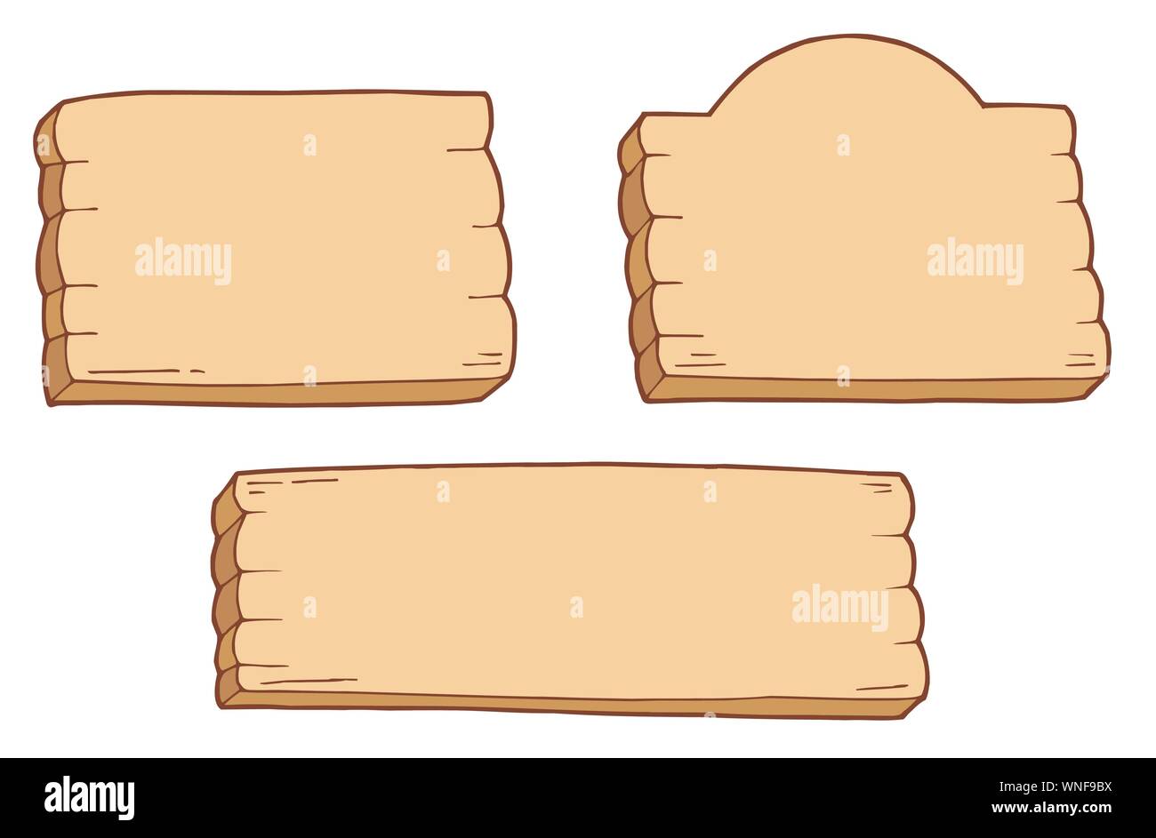 Three panels Stock Vector Images - Alamy