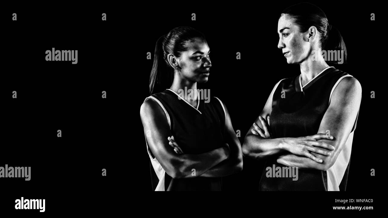 Mixed race basketball Black and White Stock Photos & Images - Alamy