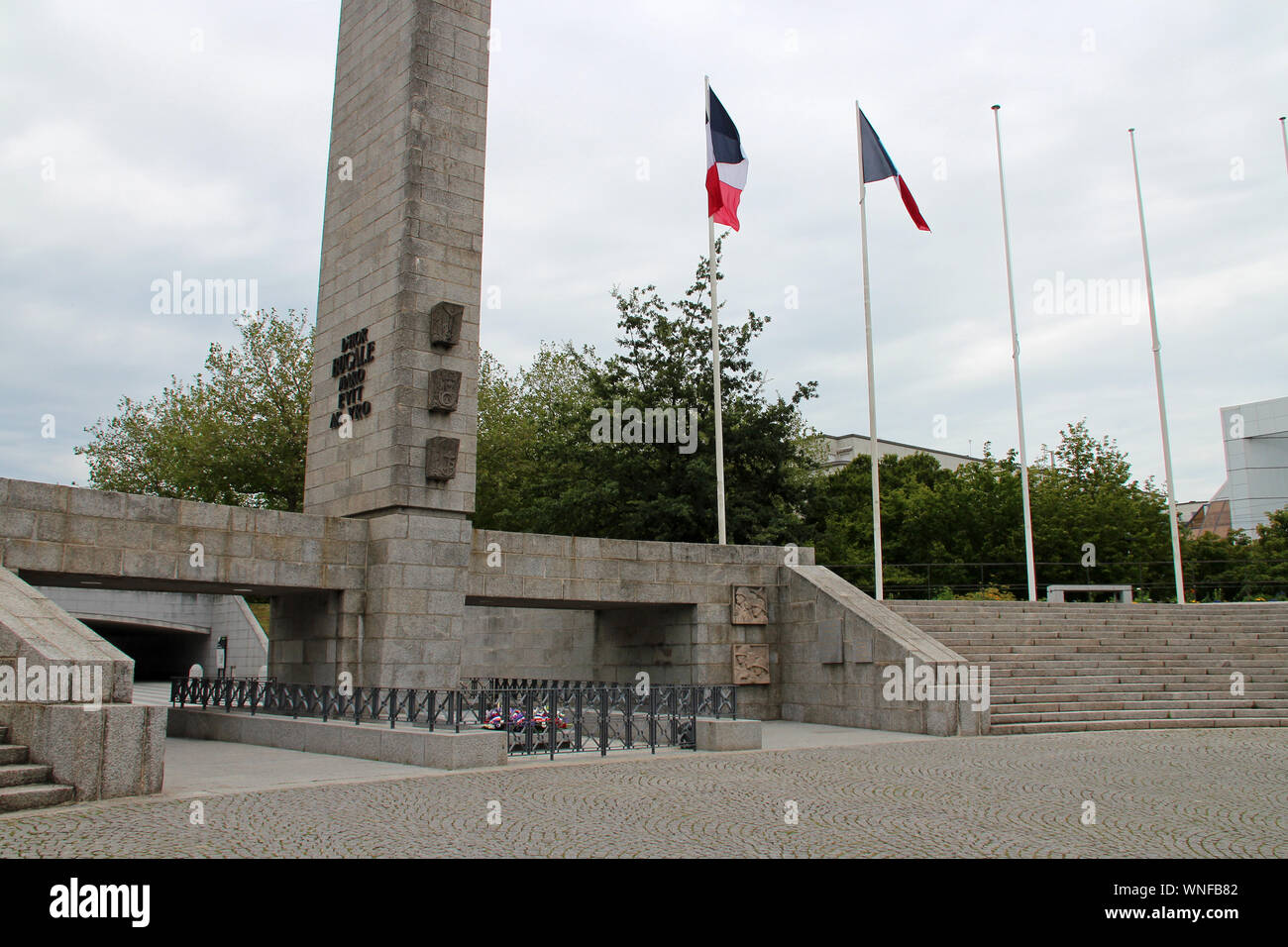 ww2 memorial in brest (brittany - france Stock Photo - Alamy