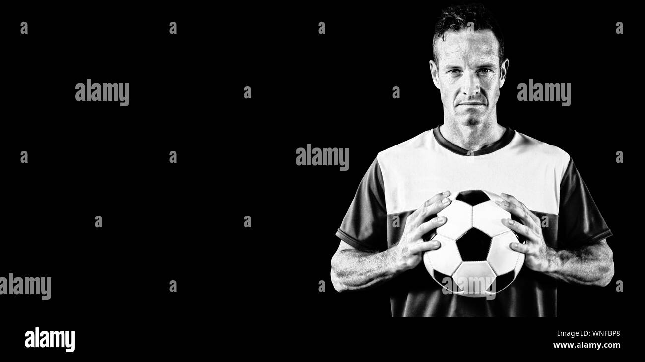 Soccer player Black and White Stock Photos & Images - Alamy