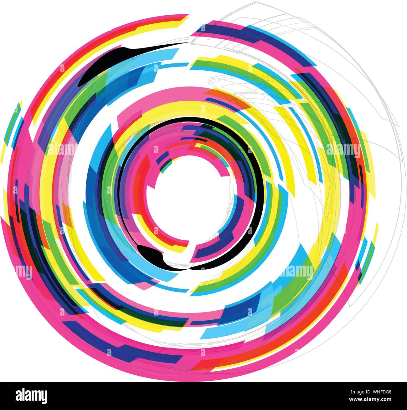 font Illustration. LETTER o. Vector illustration Stock Vector Image ...