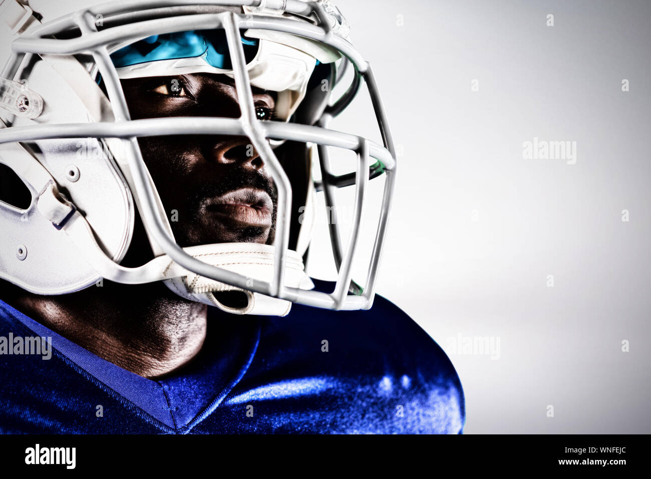 Strong Rugby Player Stock Photo - Alamy