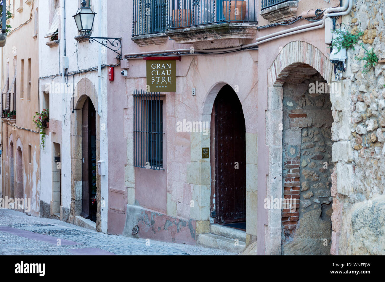 The Altafulla Castle, Tarragona,Spain Stock Photo - Alamy
