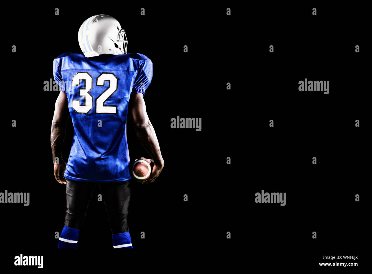 Strong Rugby Player Stock Photo - Alamy