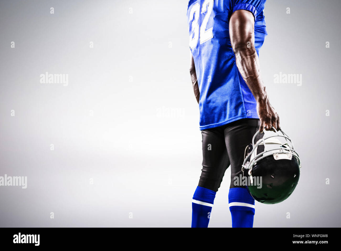 Strong Rugby Player Stock Photo - Alamy