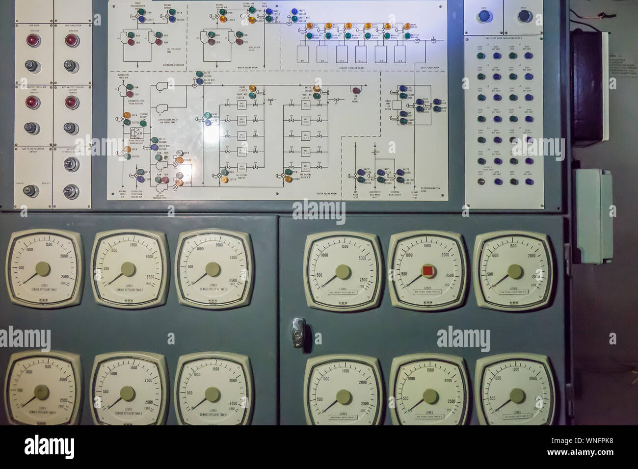 Nuclear bunker control room hi-res stock photography and images - Alamy