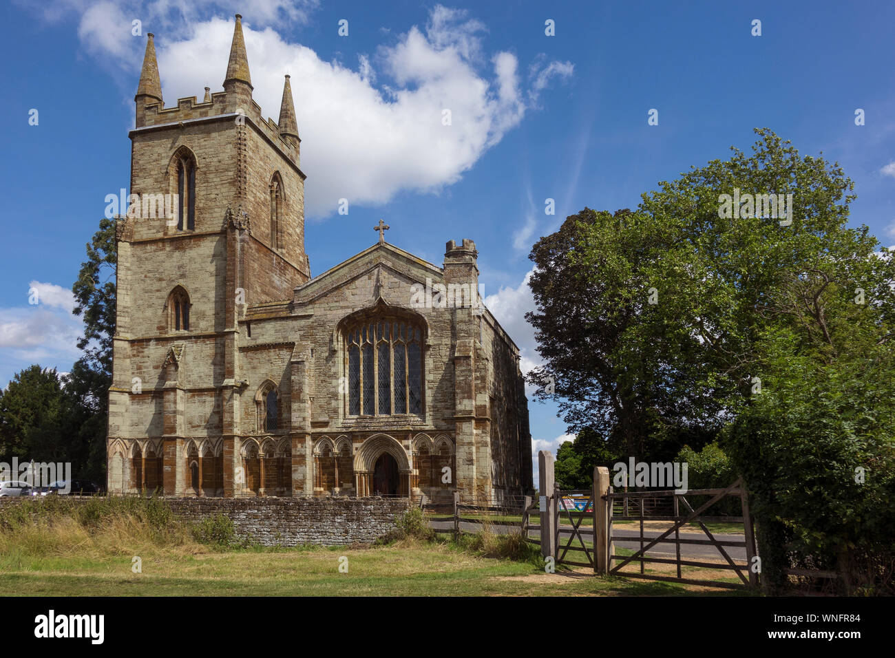 England, Northamptonshire, Canons Ashby, priory church Stock Photo - Alamy