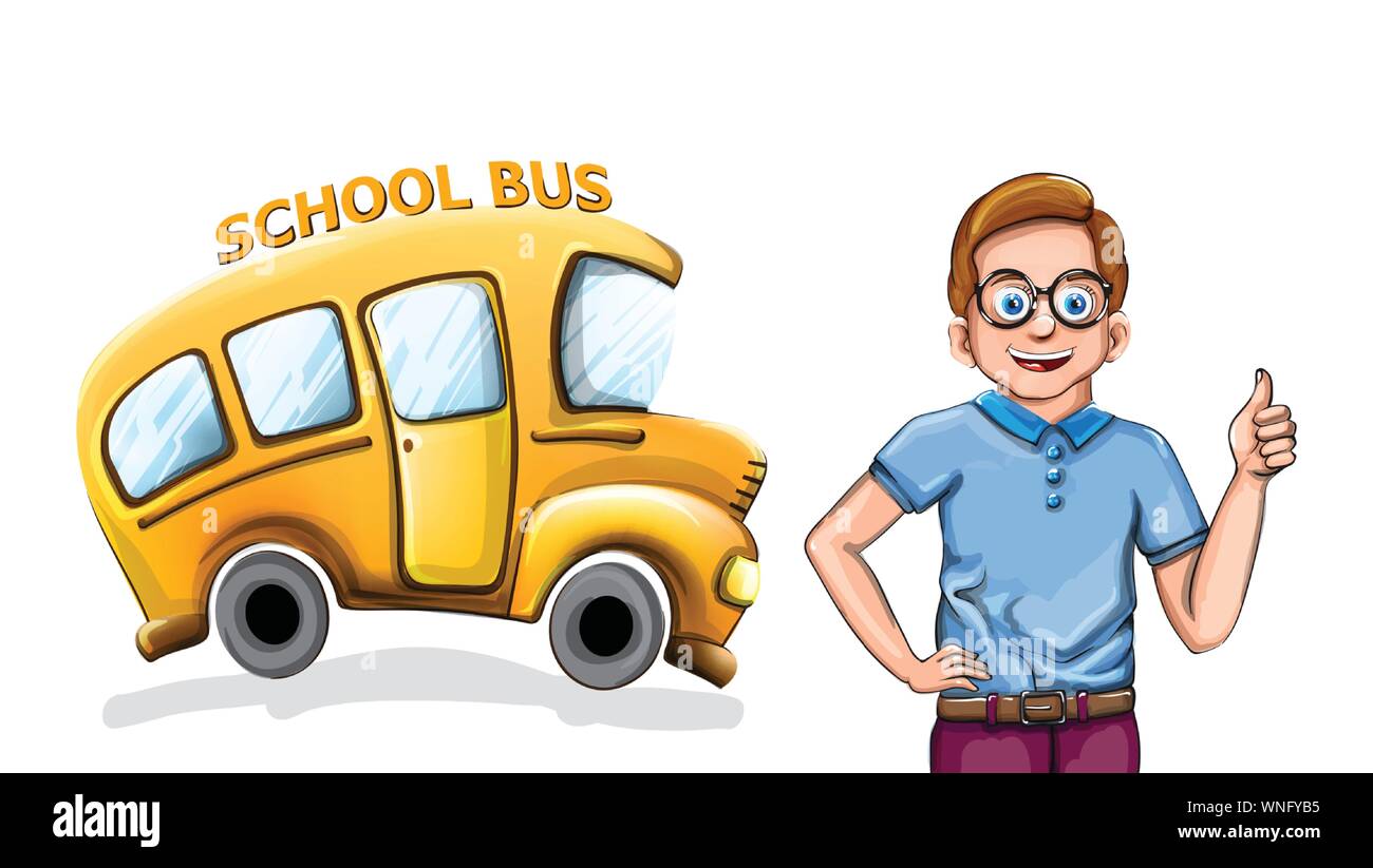 Catch The Bus Clipart
