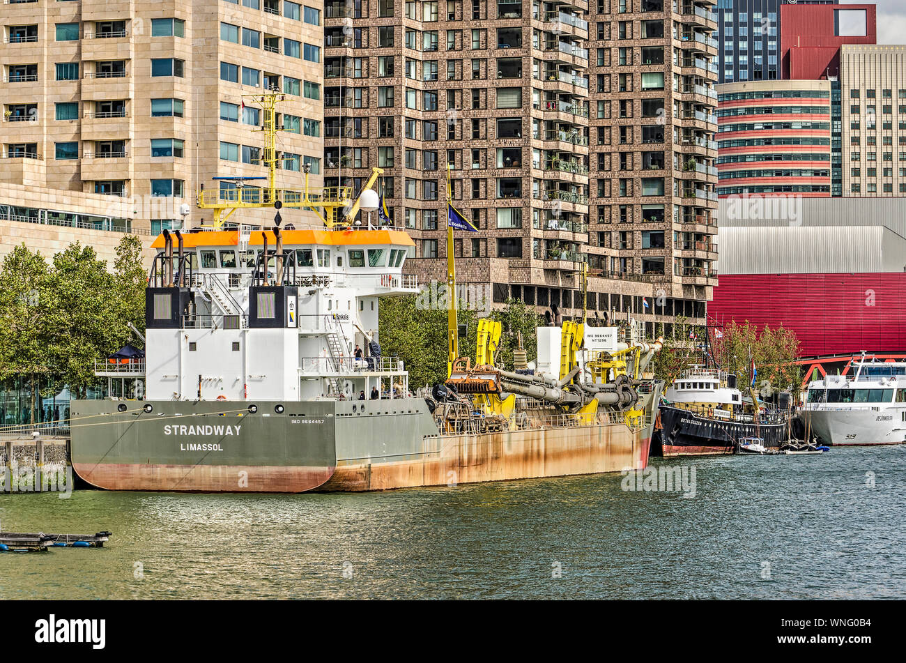 Rotterdam, The Netherlands, September 6, 2019: hopper dredger Standway ...