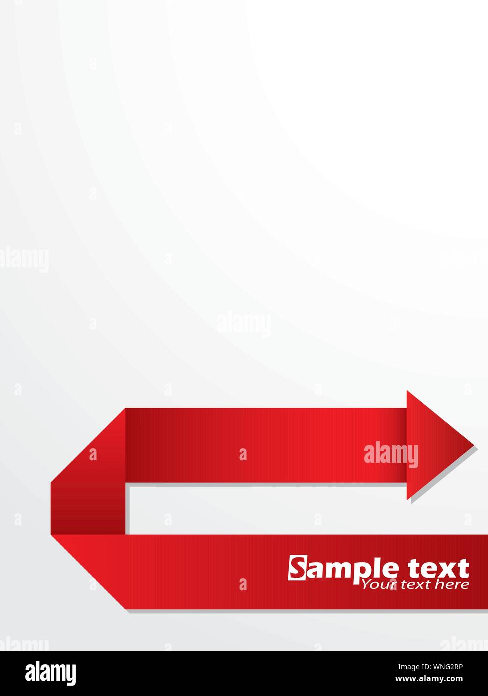 Abstract brochure design with origami arrow Stock Vector Image & Art ...