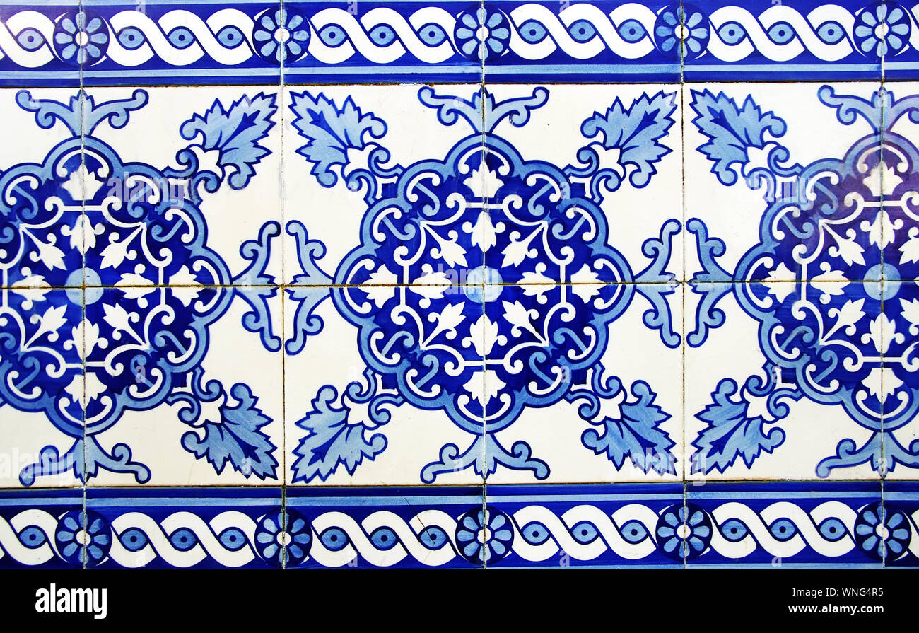 Blue Tile Pattern Tile Pattern High Resolution Stock Photography and ...