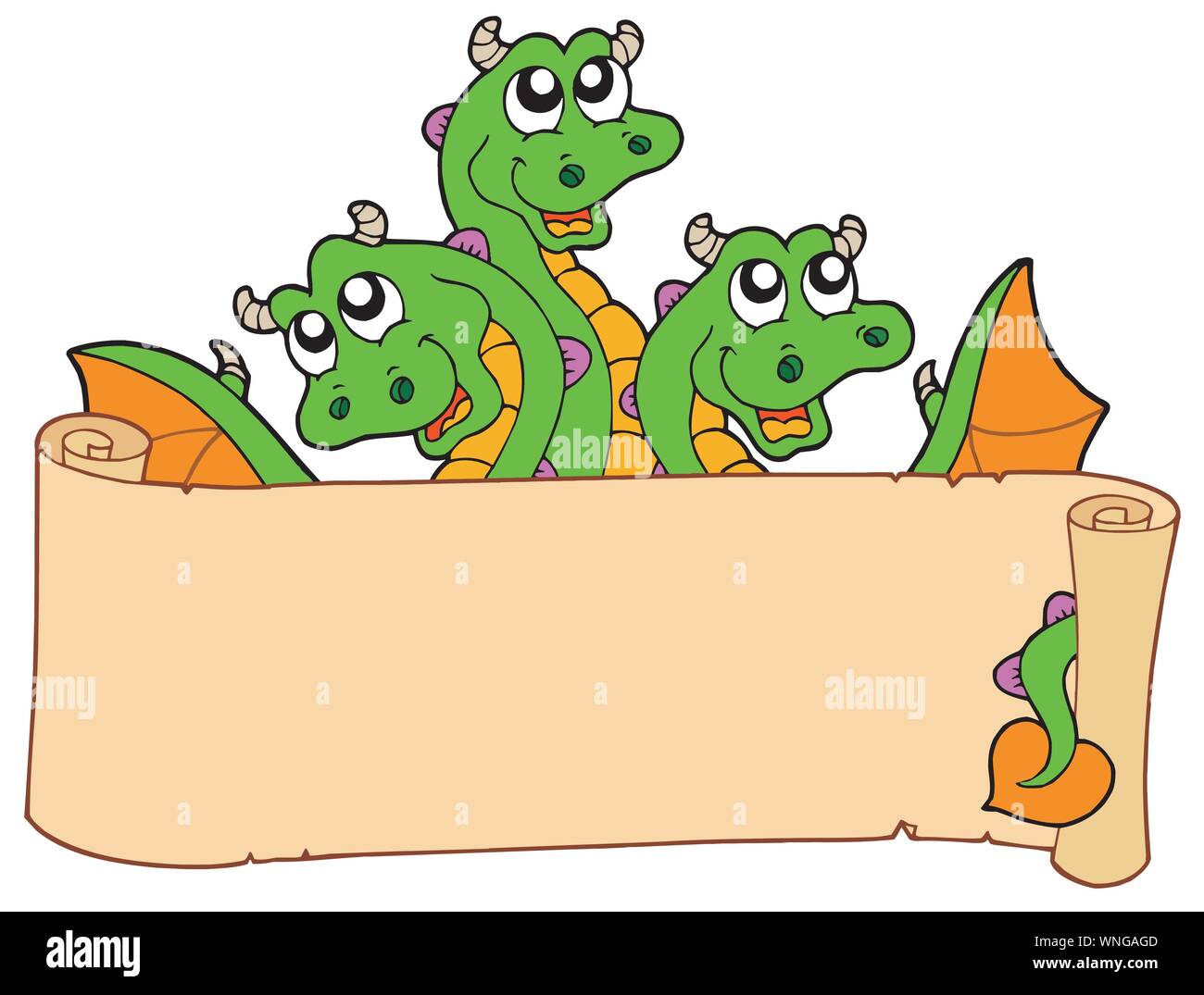 Dragon scroll Cut Out Stock Images & Pictures - Alamy