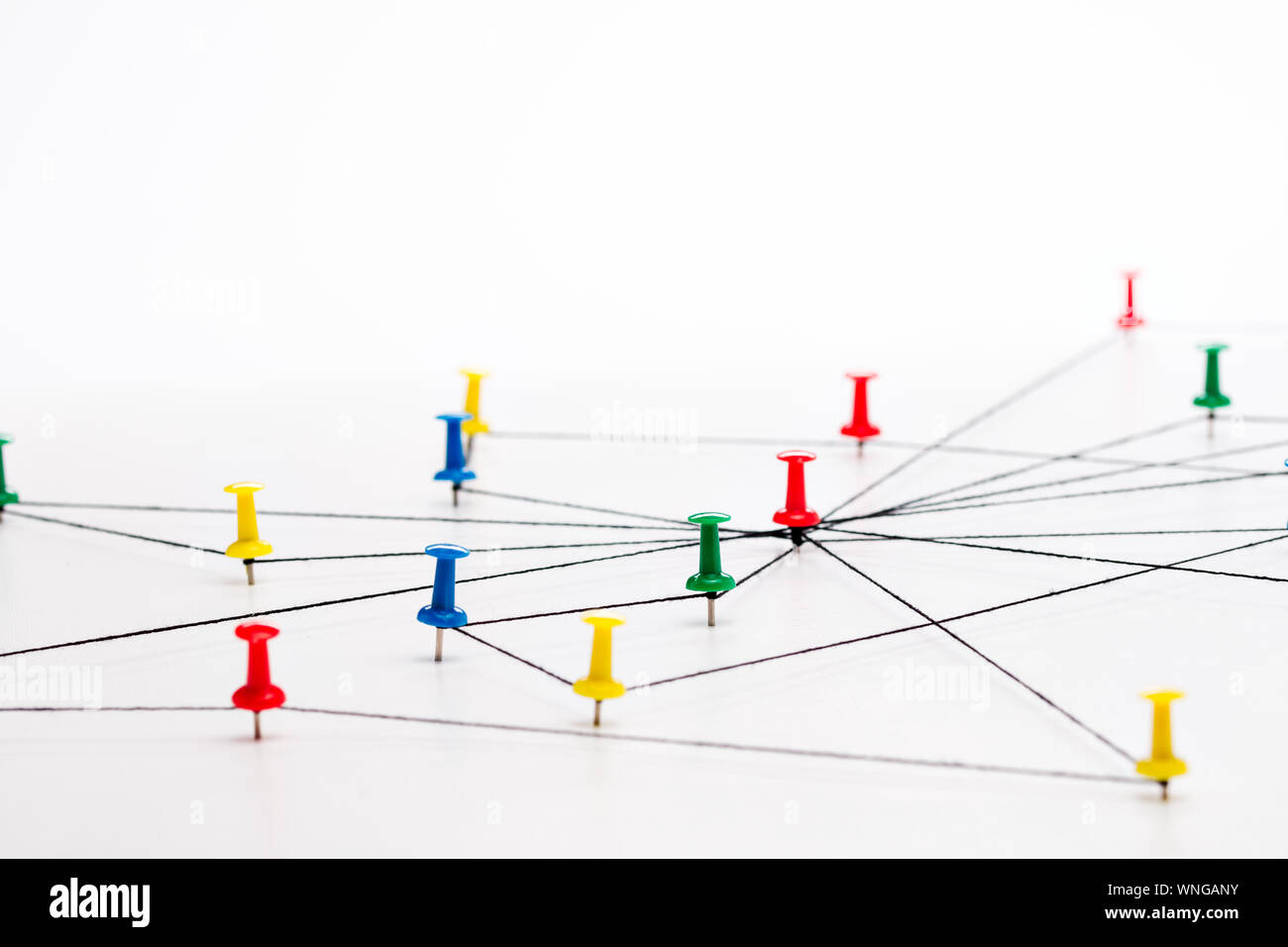 Thumbtack String High Resolution Stock Photography and Images - Alamy