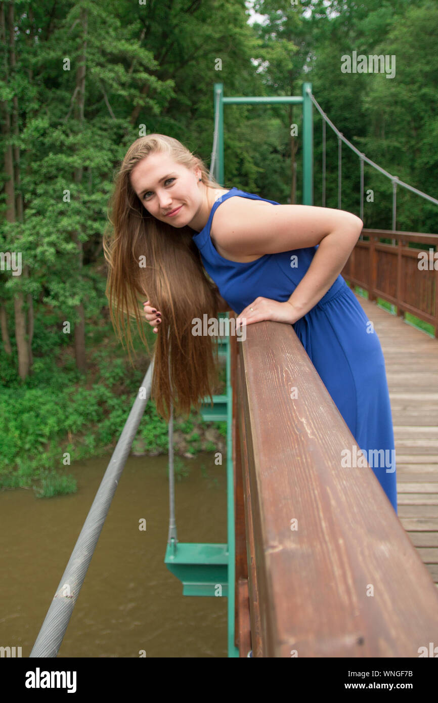 Beautiful bridge river hi-res stock photography and images - Alamy