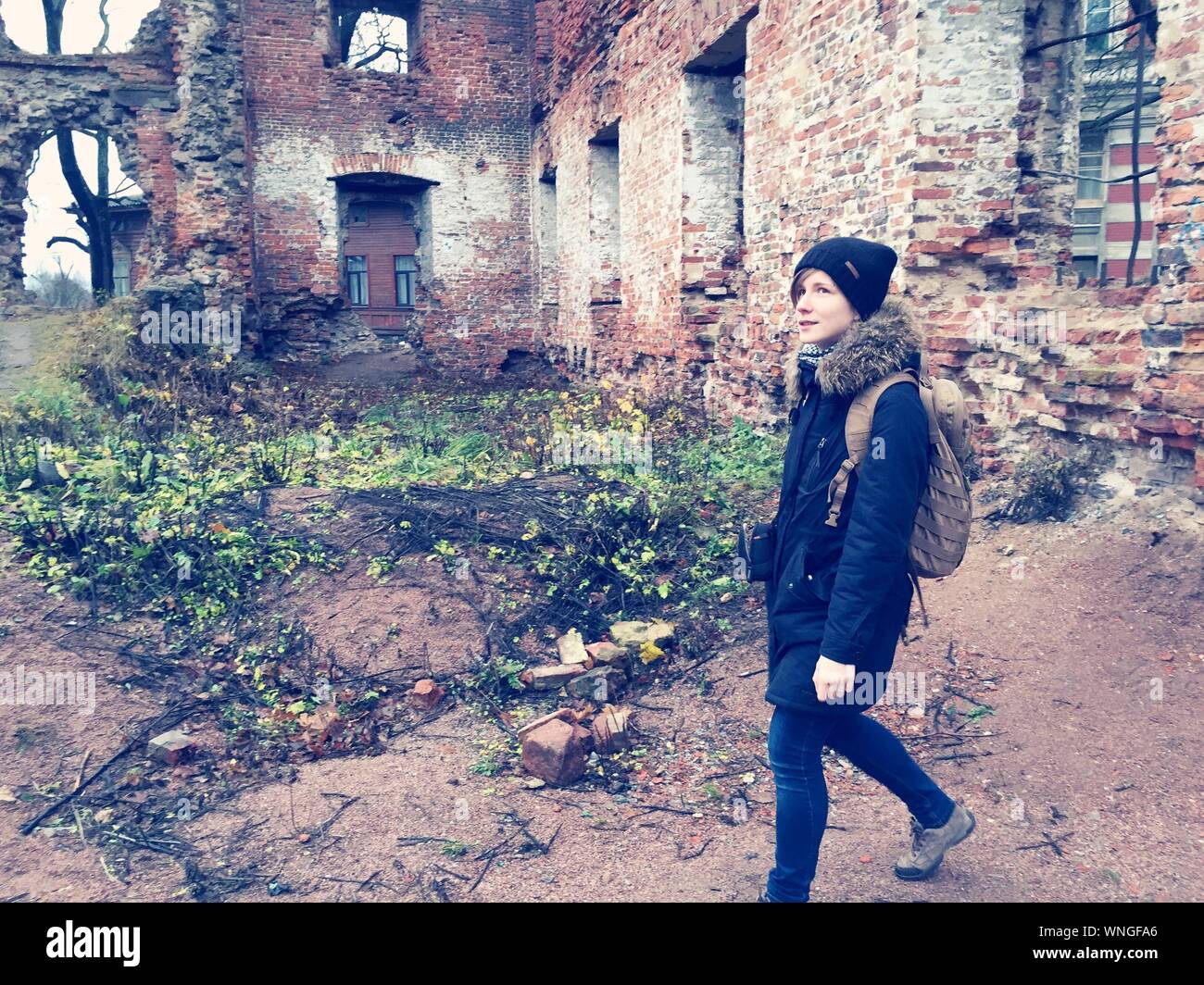 Old backpack hi-res stock photography and images - Alamy