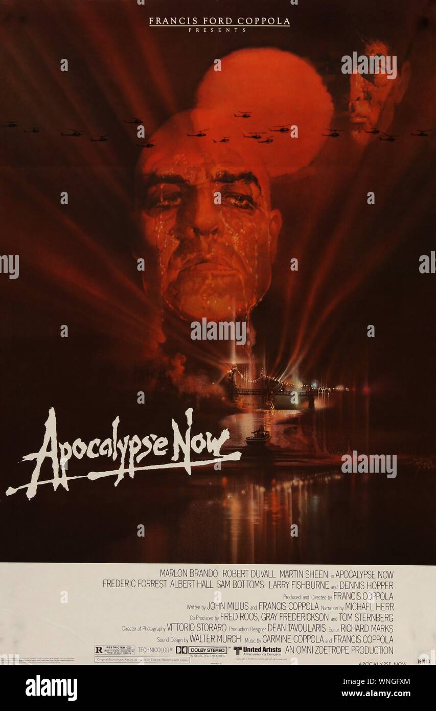 Apocalypse Now Year : 1979 Director : Francis Ford Coppola Movie poster ...