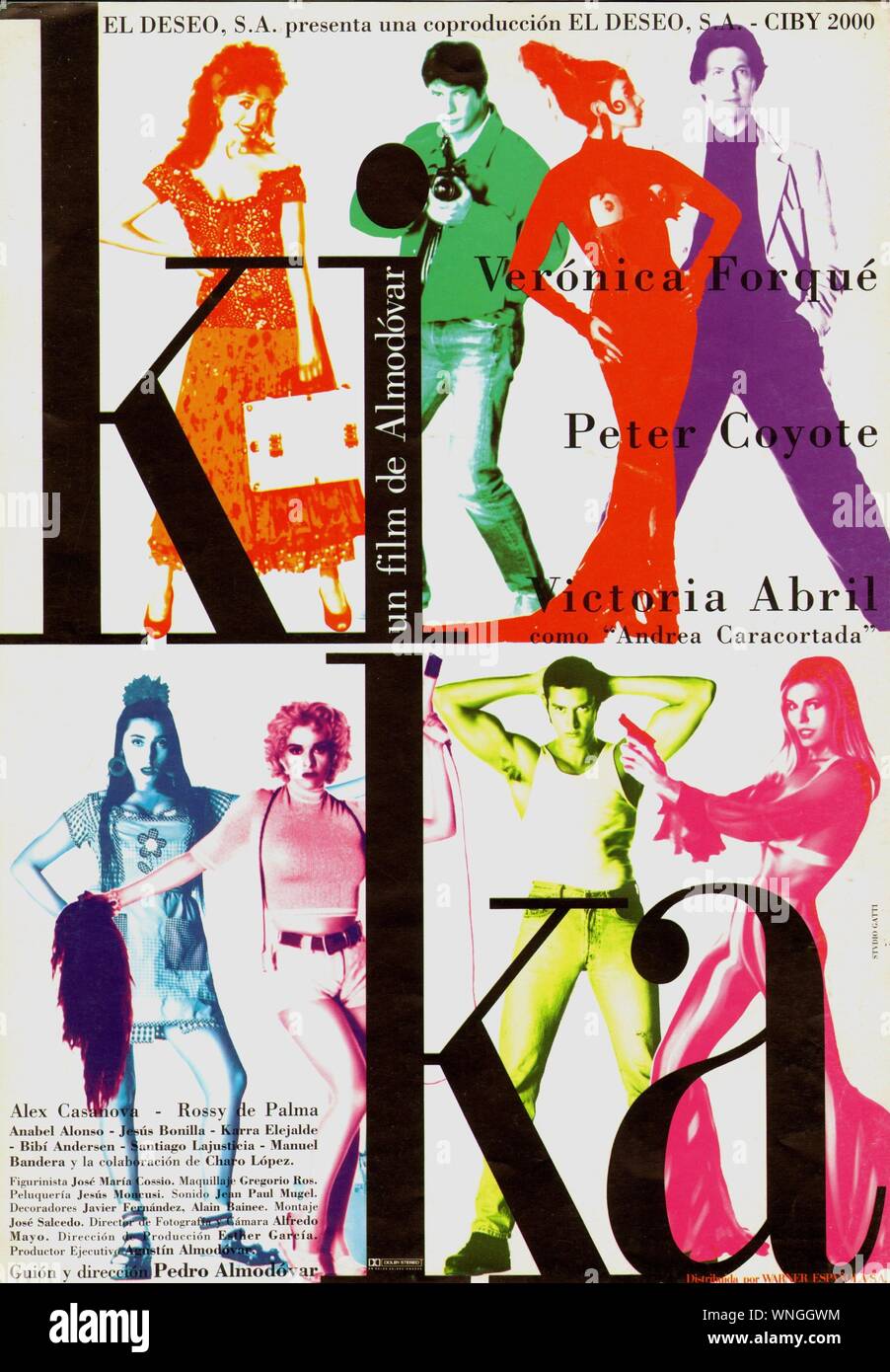 Kika Year : 1993 Spain Director : Pedro Almodovar Poster (Sp Stock ...