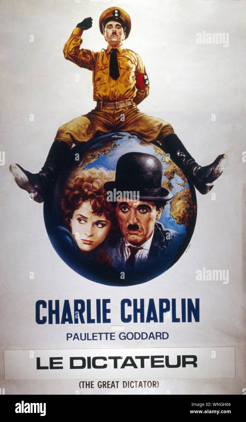 The great Dictator Year : 1940 USA Director : Charlie Chaplin Charlie ...