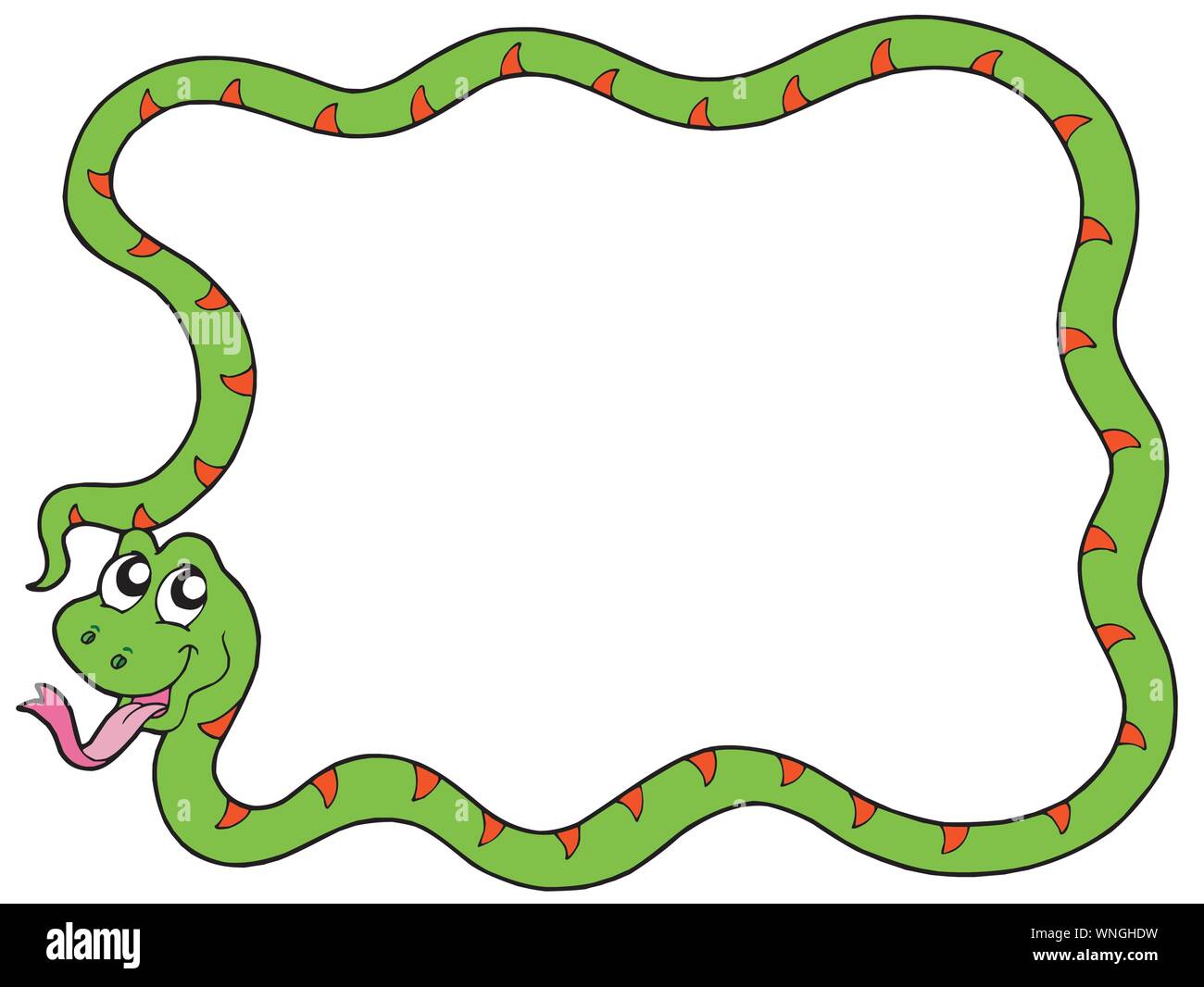 Snake frame 2 Stock Vector Image & Art - Alamy