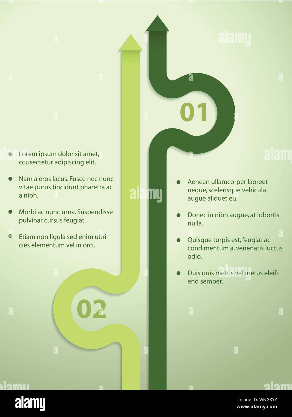 Simple infographic design with detailed options Stock Vector Image ...
