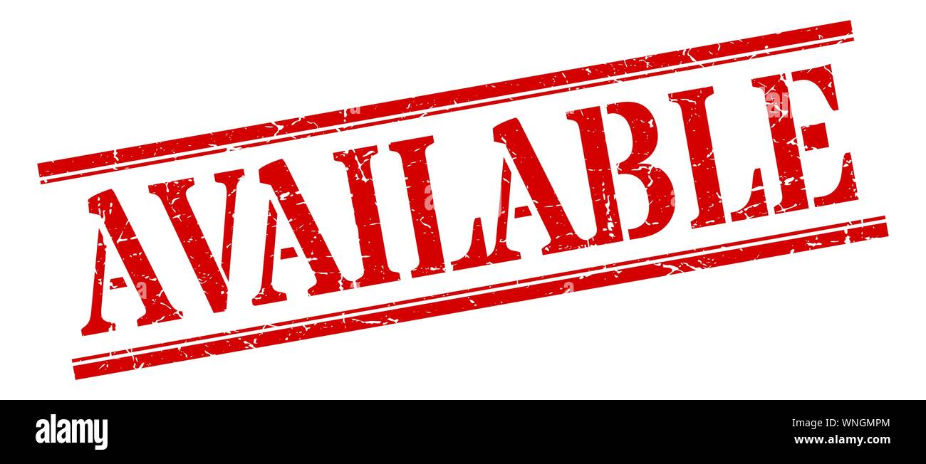 available stamp. available square grunge sign. available Stock Vector ...