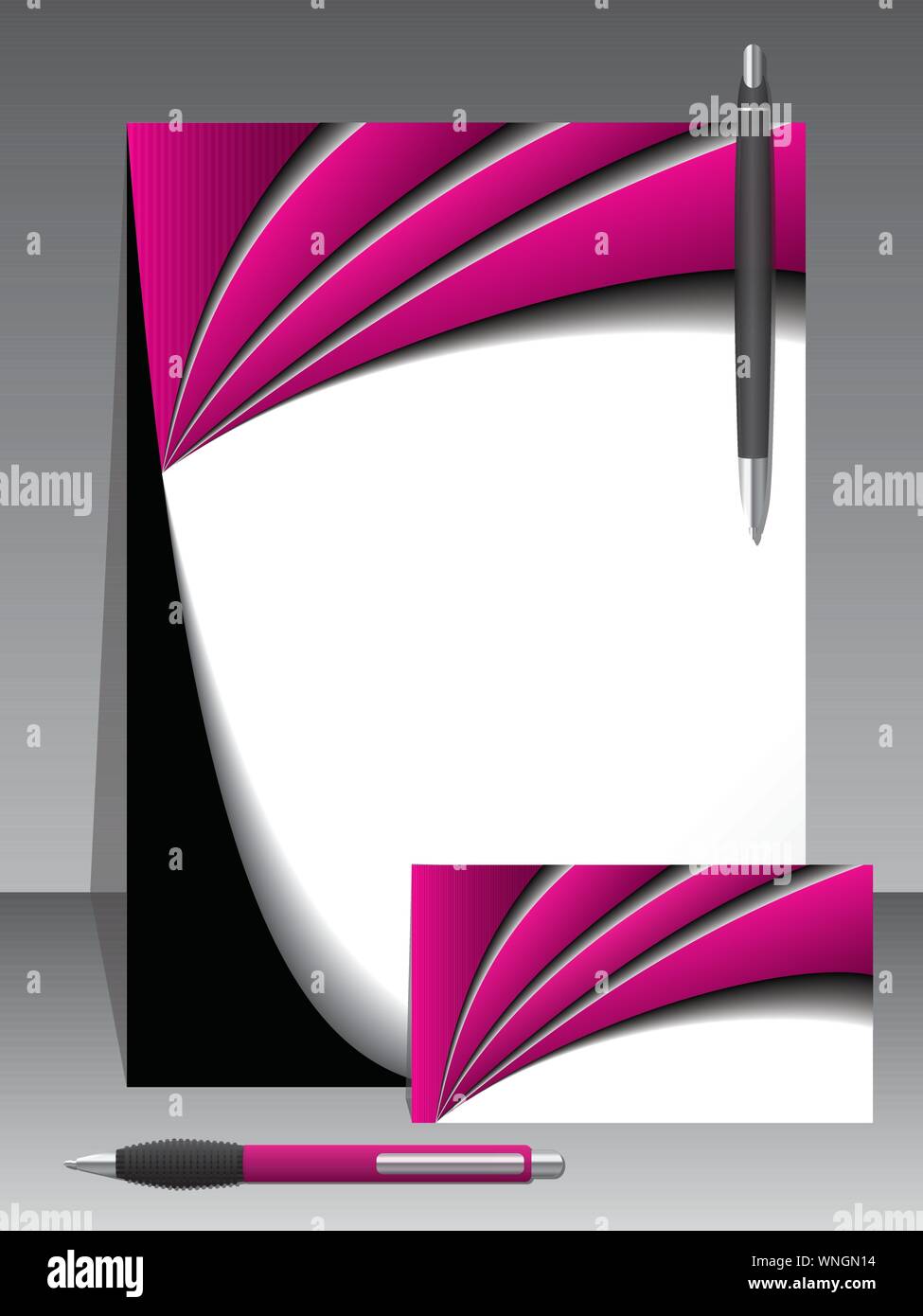 Business vector set with two pens Stock Vector Image & Art - Alamy