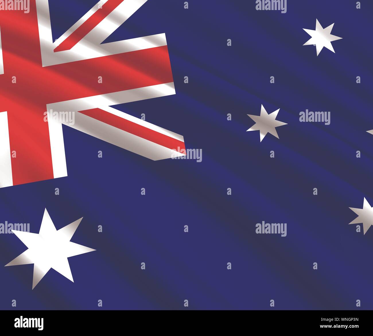 Australia flag flying Stock Vector Images - Alamy