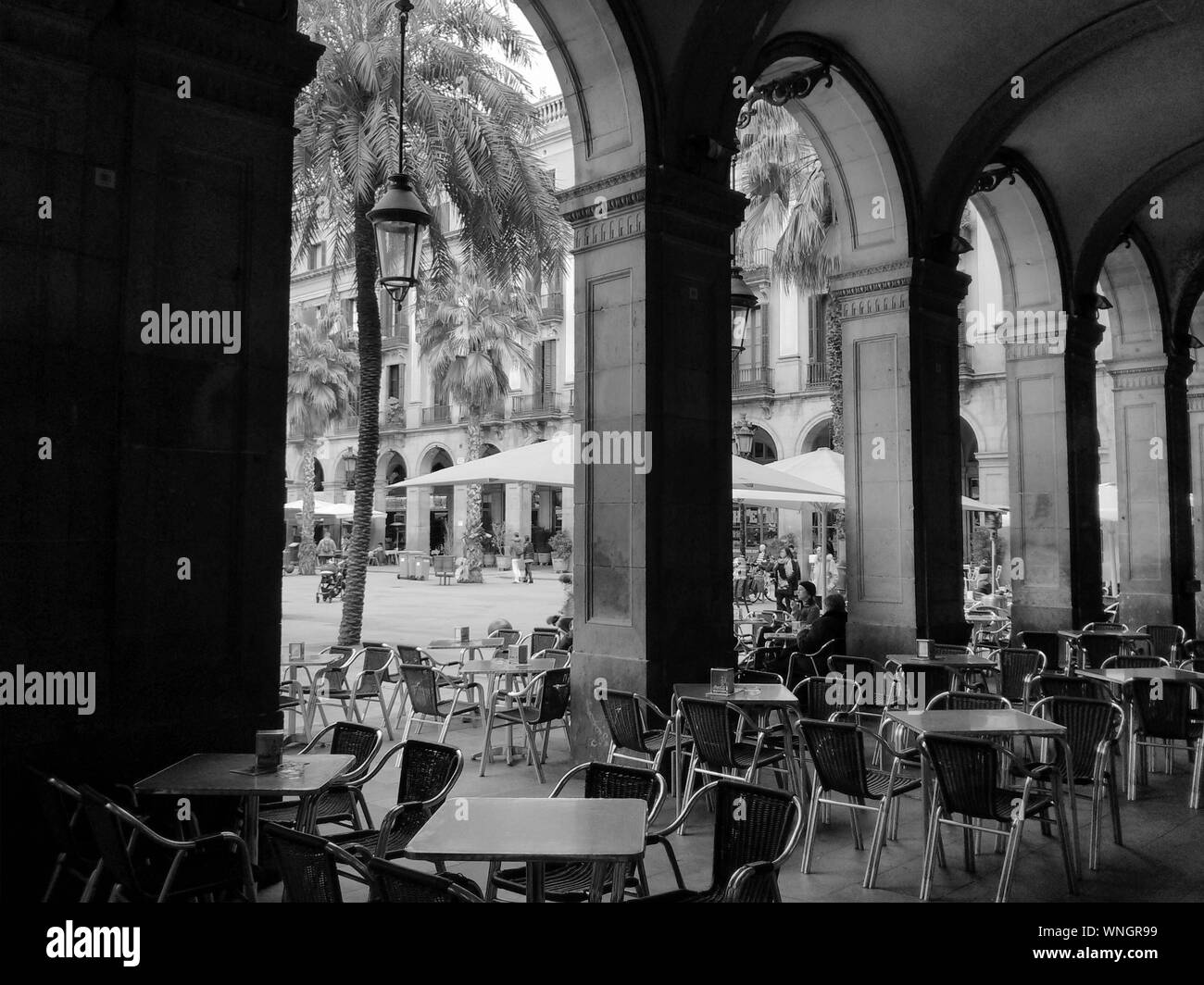 View Of A Restaurant Stock Photo - Alamy