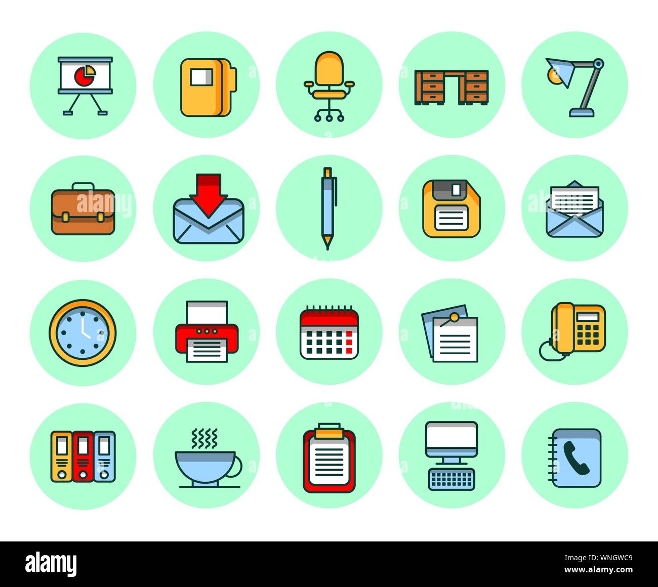 Email reminder icons in Stock Vector Images - Alamy
