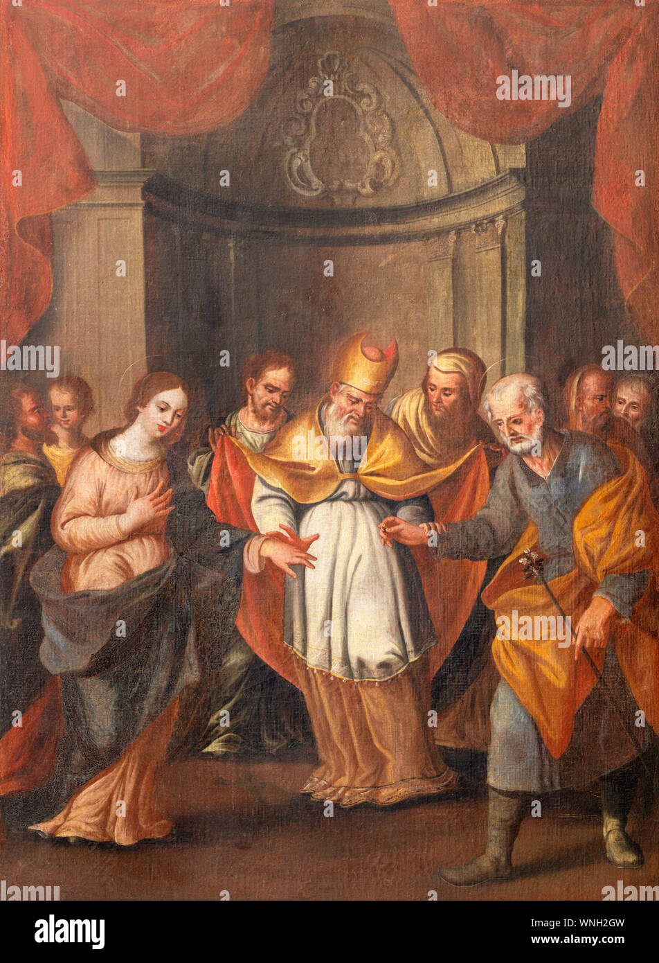 Marriage of joseph and mary hi-res stock photography and images - Alamy