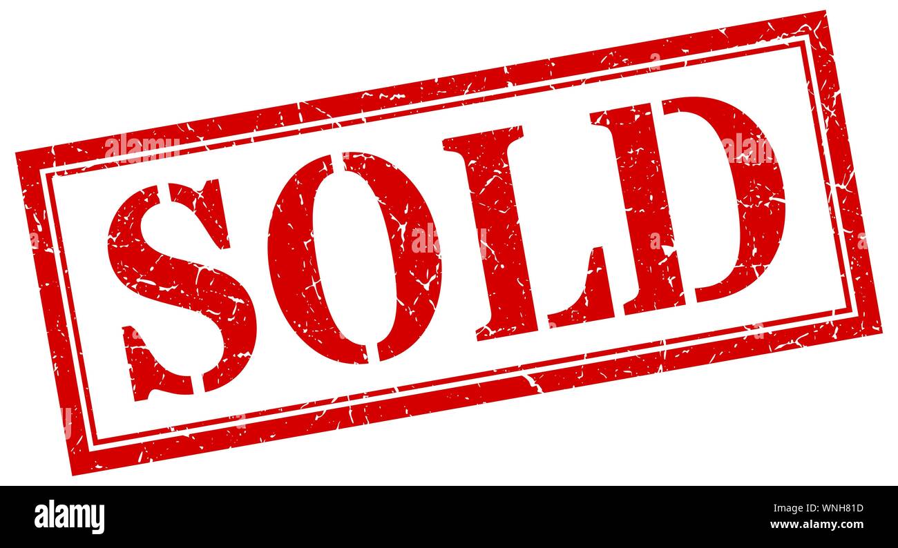 sold stamp. sold square grunge sign. sold Stock Vector Image & Art - Alamy