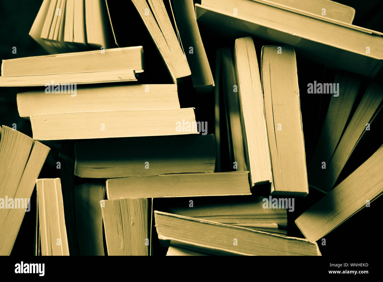 a bunch of old books Stock Photo - Alamy