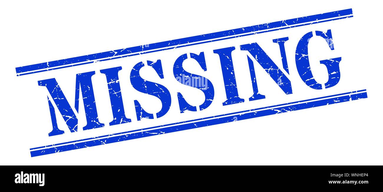 missing stamp. missing square grunge sign. missing Stock Vector Image ...