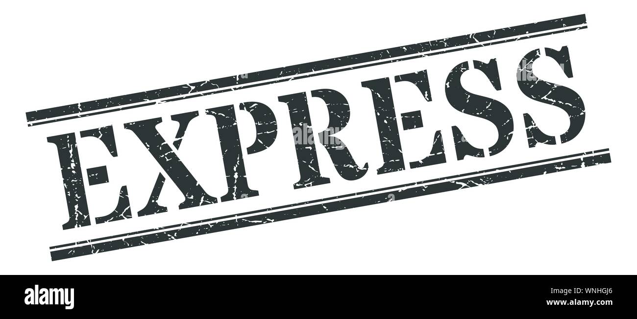 express stamp. express square grunge sign. express Stock Vector Image ...