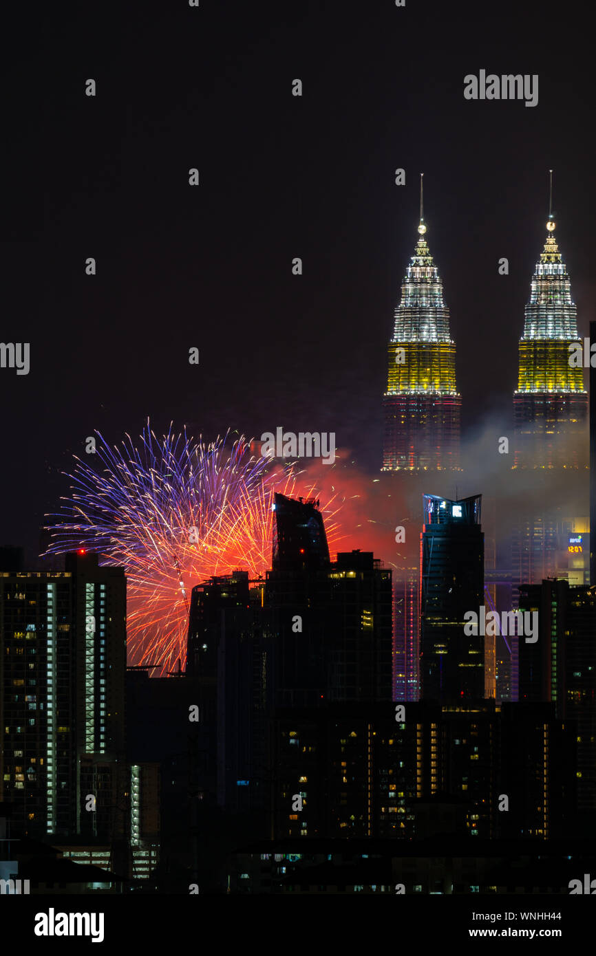 Klcc park fireworks hi-res stock photography and images - Alamy