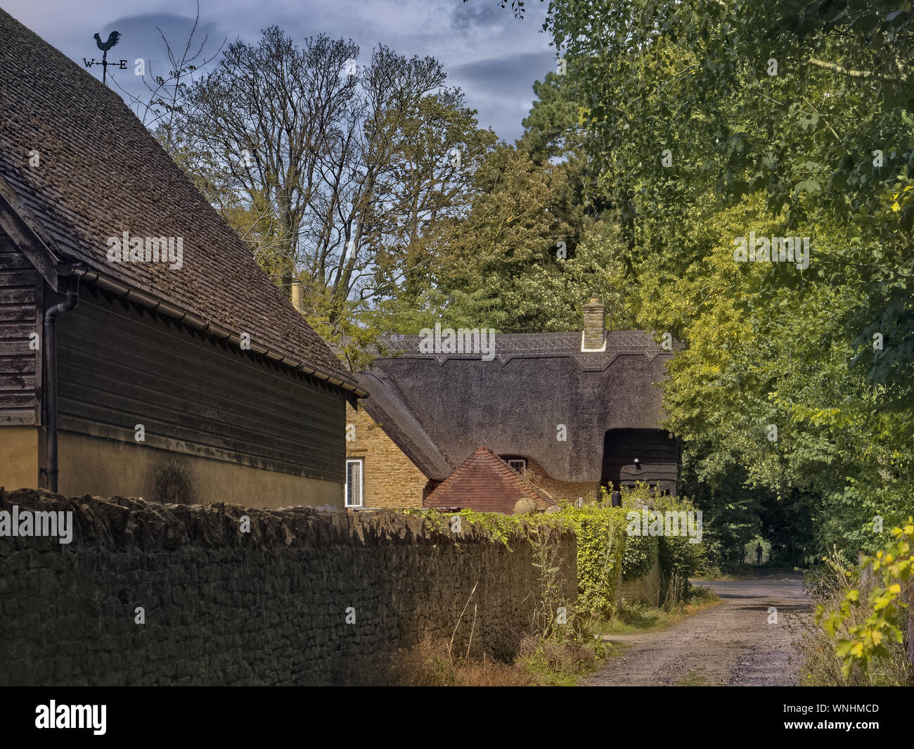 Old stage coach road to the village hi-res stock photography and images ...