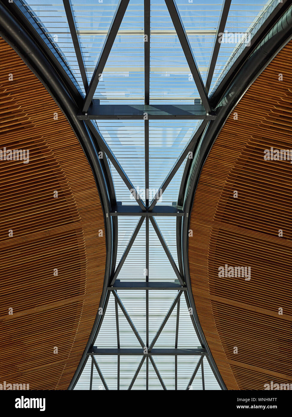Station building roof detail. North West Metro Stations, Sydney ...