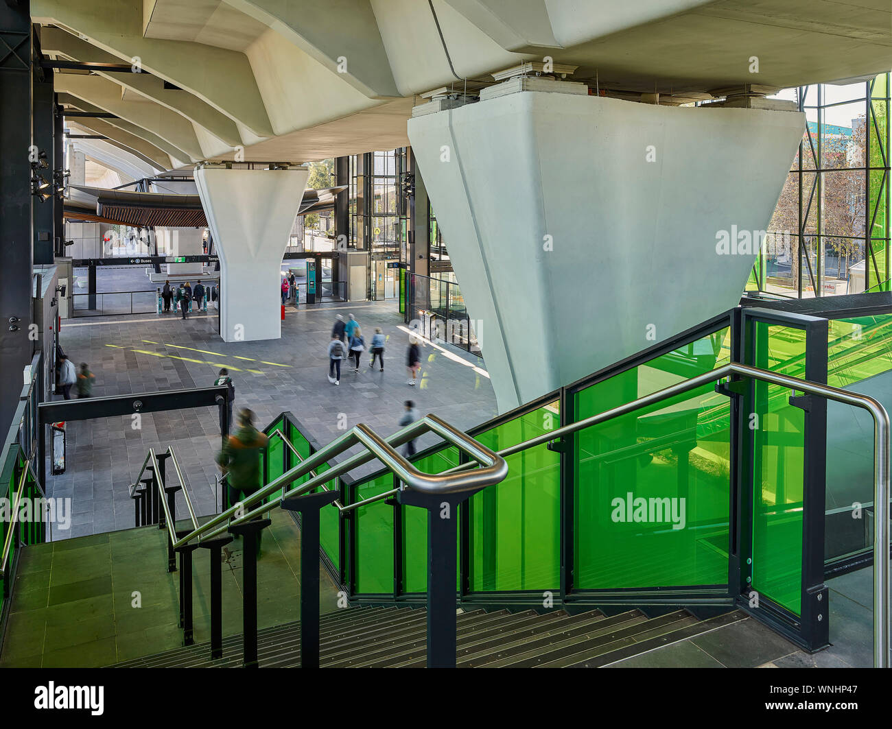 Sydney metro train station entrance hi-res stock photography and images ...