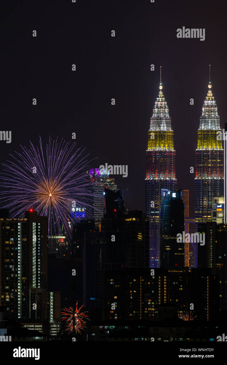 Klcc park fireworks hi-res stock photography and images - Alamy