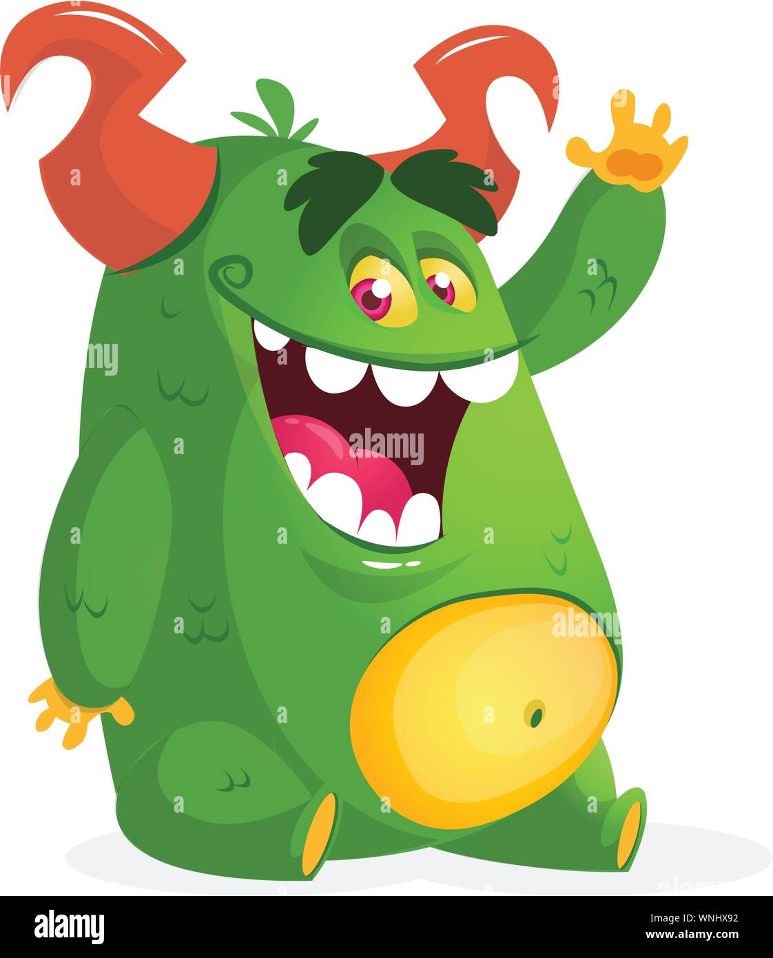 Fat devil cartoon hi-res stock photography and images - Alamy